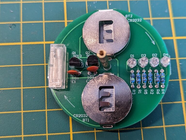 LED Spinning Top - Basic Soldering Projects